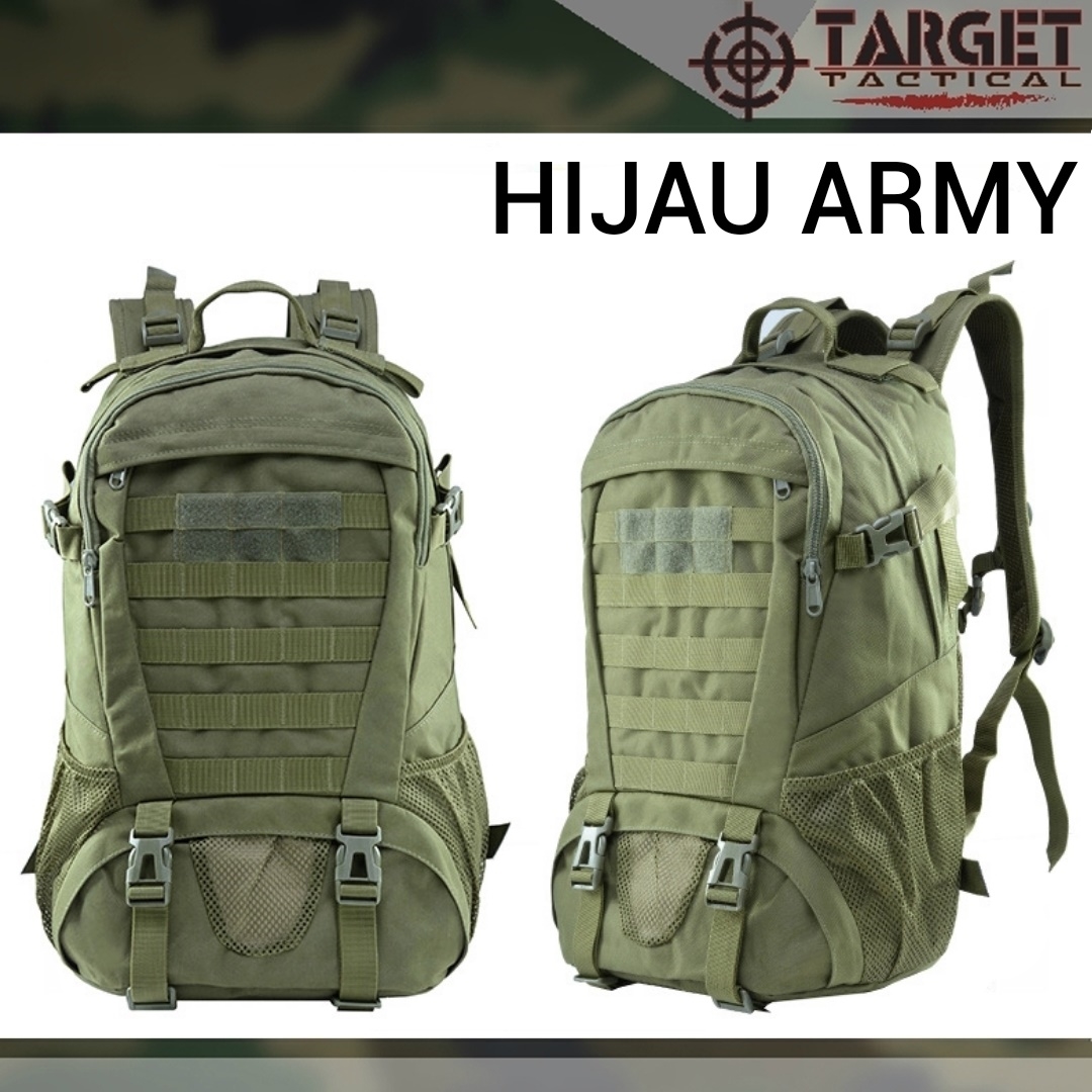 Tas Ransel Army Target Molle 7092 – Hijau Army - Target Military ID ...