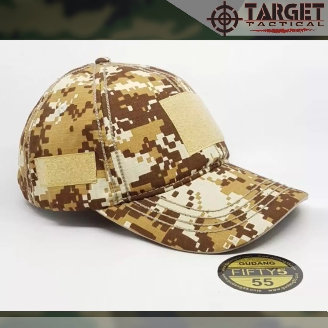 Topi Velcro Army – Digital Coklat - Target Military ID Distributor ...